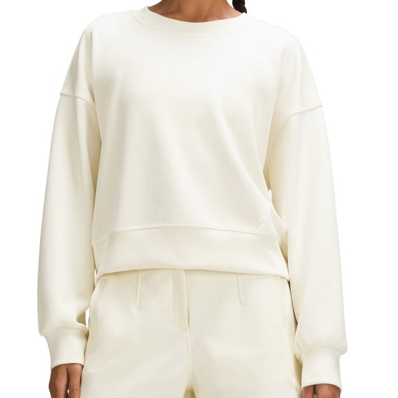 Peloton | Tops | Nwt Lululemon Softstreme Perfectly Oversized Cropped ...